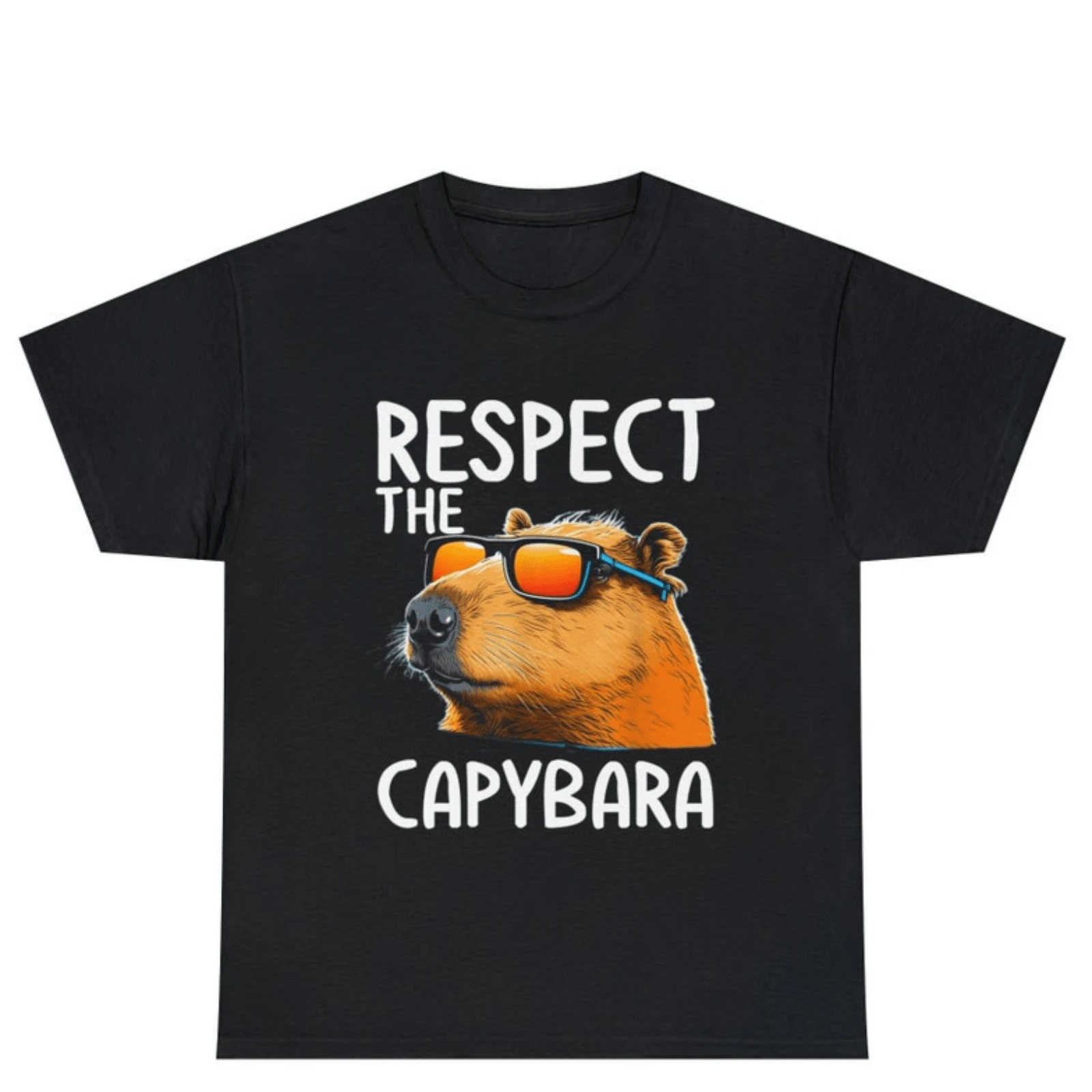 Respect The Capybara Capybara T Shirt Capybara Shirt Capybara Lover ...