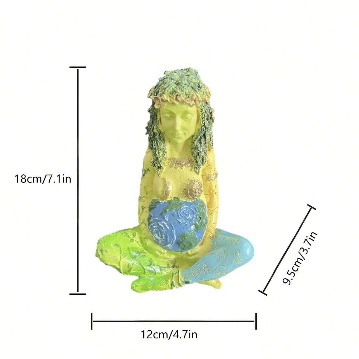 1pc Vibrant Millennium Gaia Statue - Earth Goddess OfNature, Perfect ...