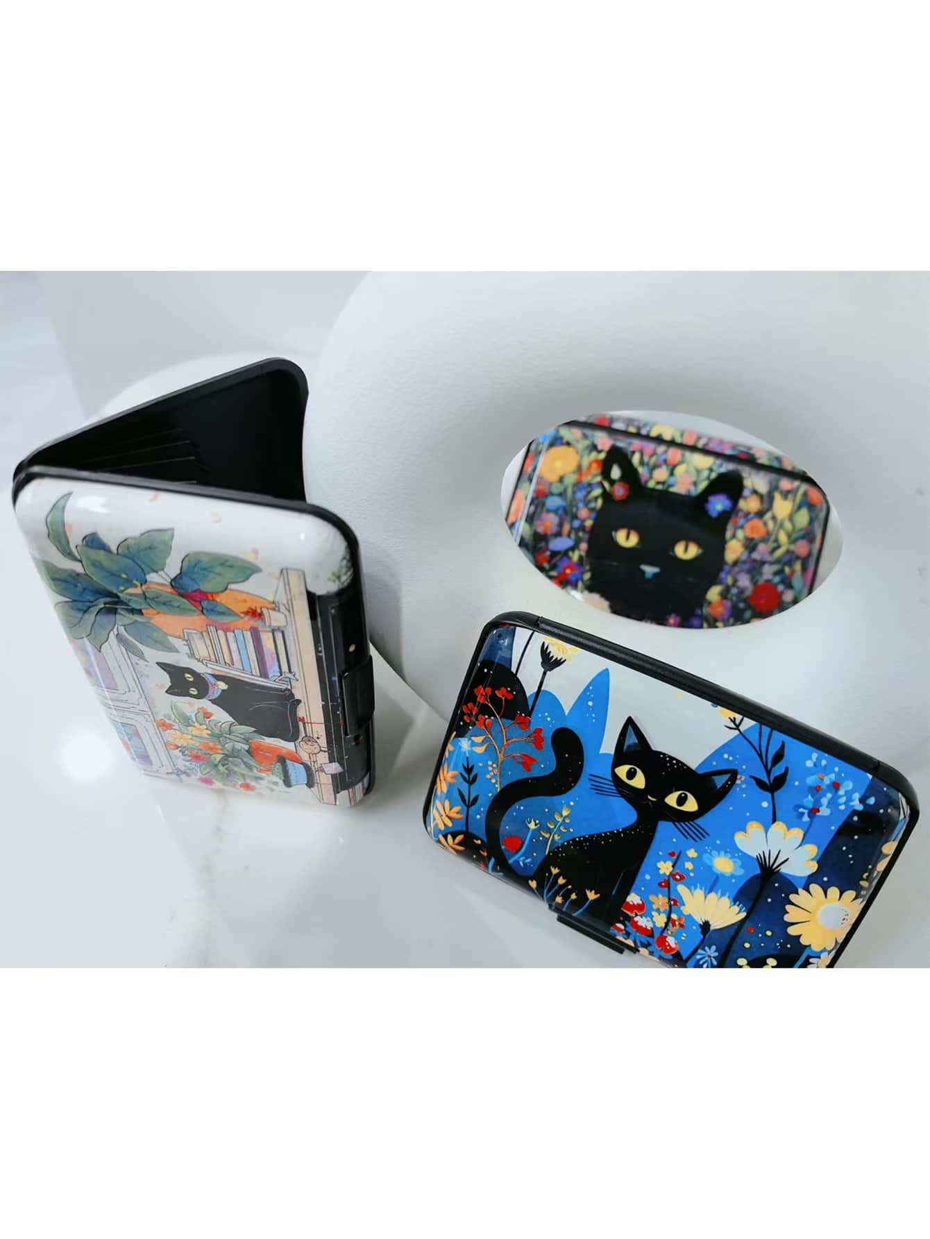 Rimilak Aluminum Mini Slim RFID Blocking Metal Hard Shell Wallet For ...