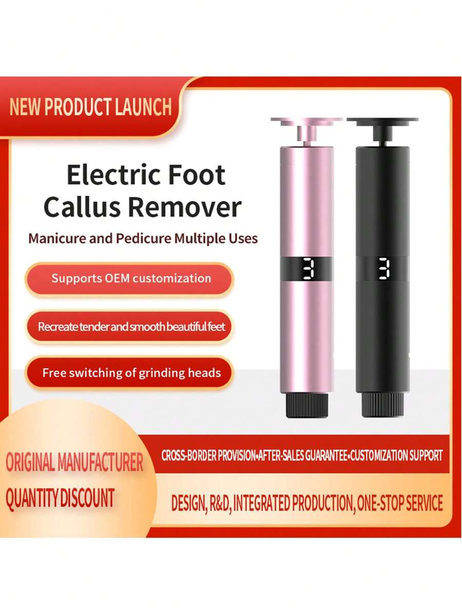 Electric Foot Callus Remover, 2-In-1 Electric Foot Filer/Nail Filer ...