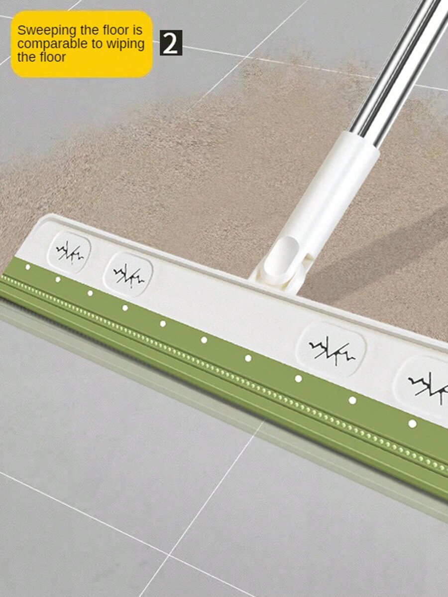 Magic Squeegee Broom, Silicone Bathroom Floor Squeegee, Glass Shower ...