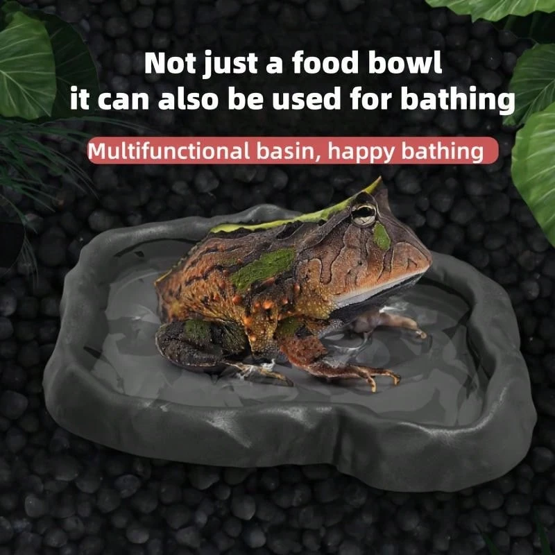 Rock Design ABS Plastic Feeding Bowl, Water Bowl, Bathing Bowl For Pet ...