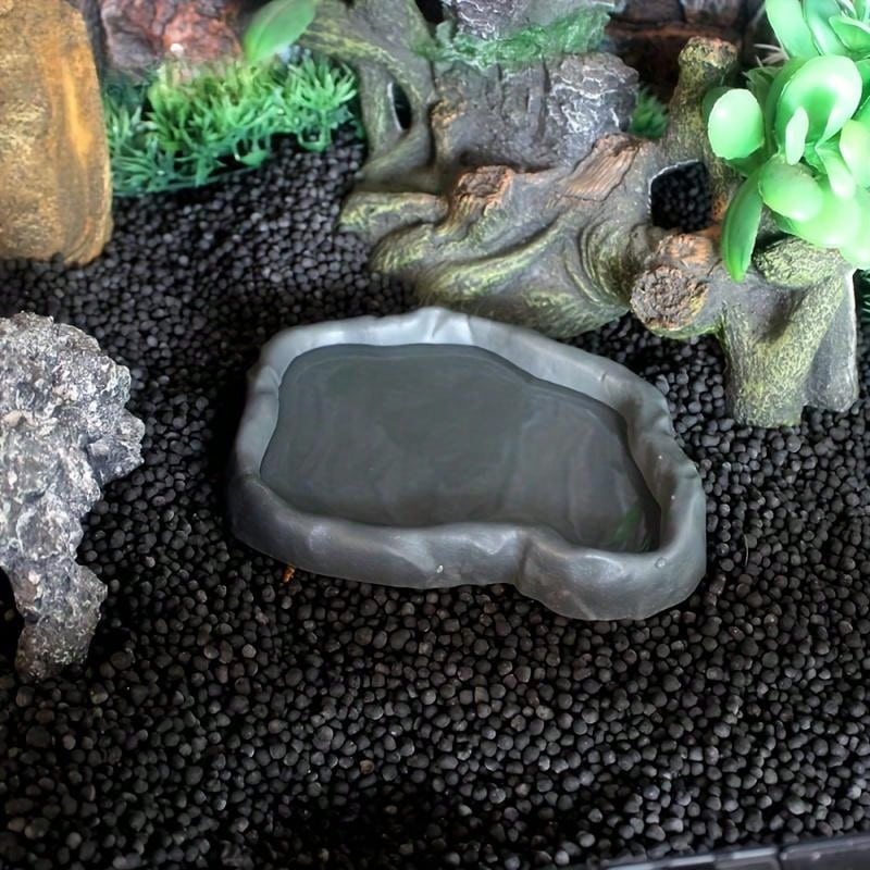 Rock Design ABS Plastic Feeding Bowl, Water Bowl, Bathing Bowl For Pet ...