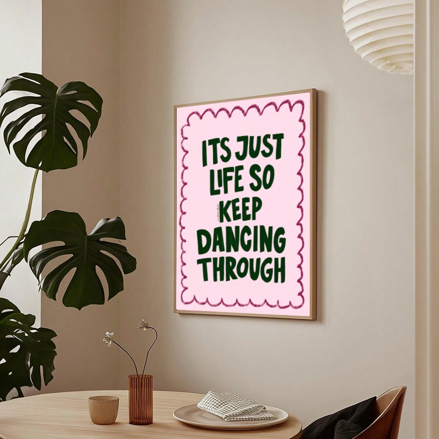 1pc Dancing Through Life Wall Art Picture Movie Theatre Canvas Prints ...