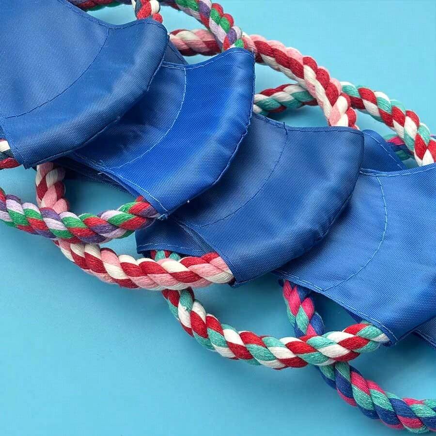 5 Pieces/Set Pet Knot Toy Shape Flying Disc Suitable For Dogs To Chew ...