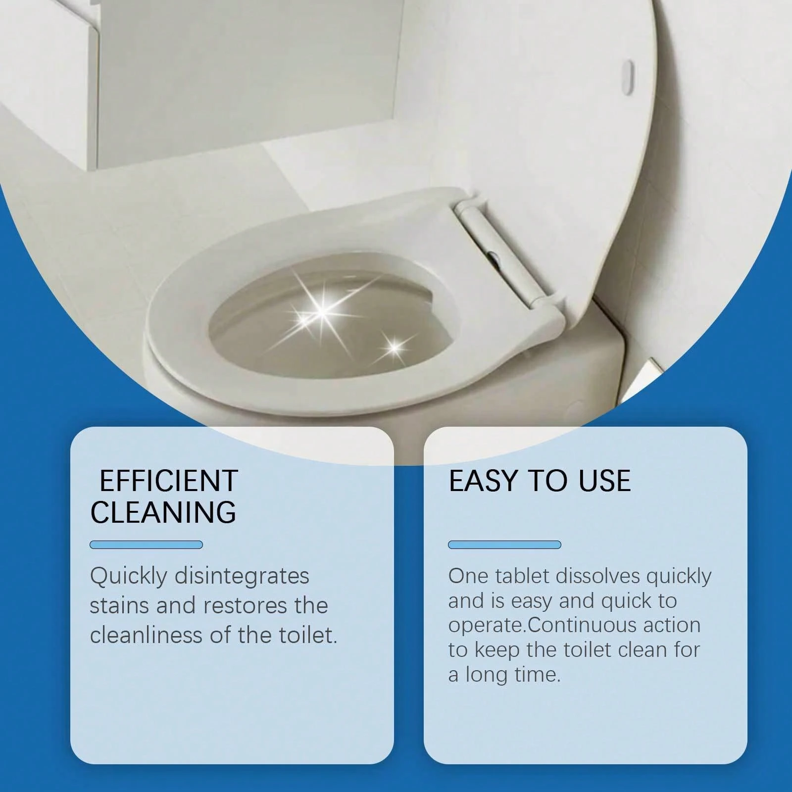 Automatic Toilet Bowl Cleaner, Toilet Cleaning Effervescent Tablet ...