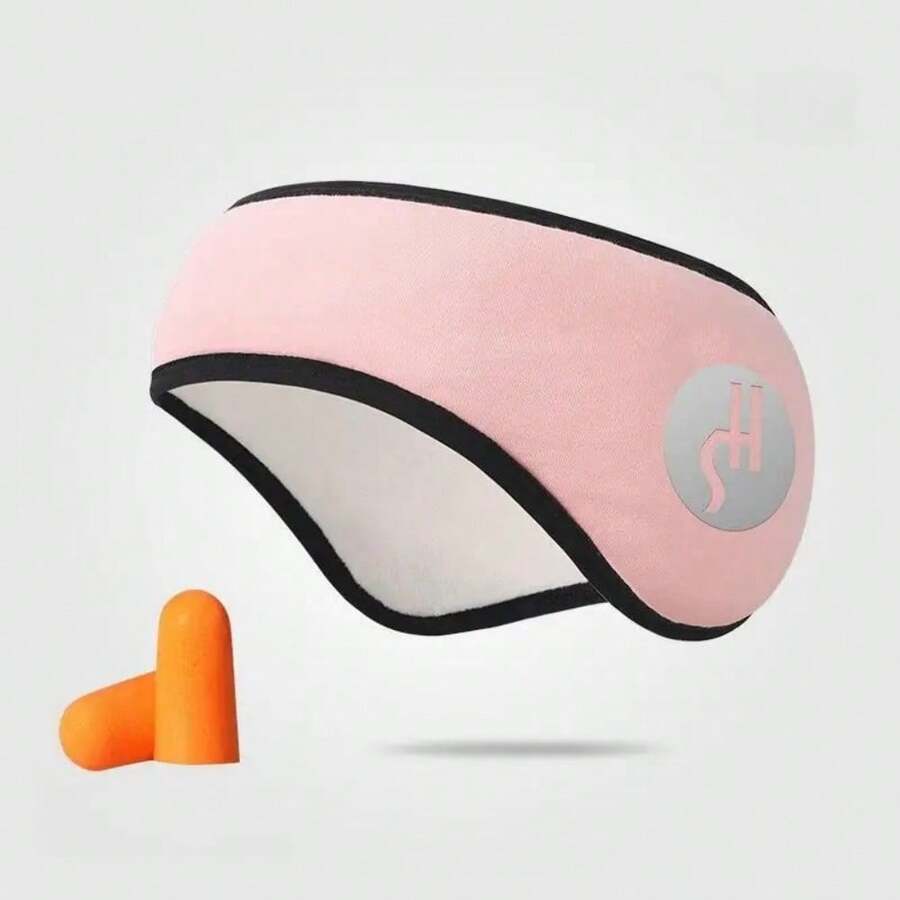 2 In 1 Noise-Reducing Sleep Earplugs Adjustable Eye Mask Insulated ...