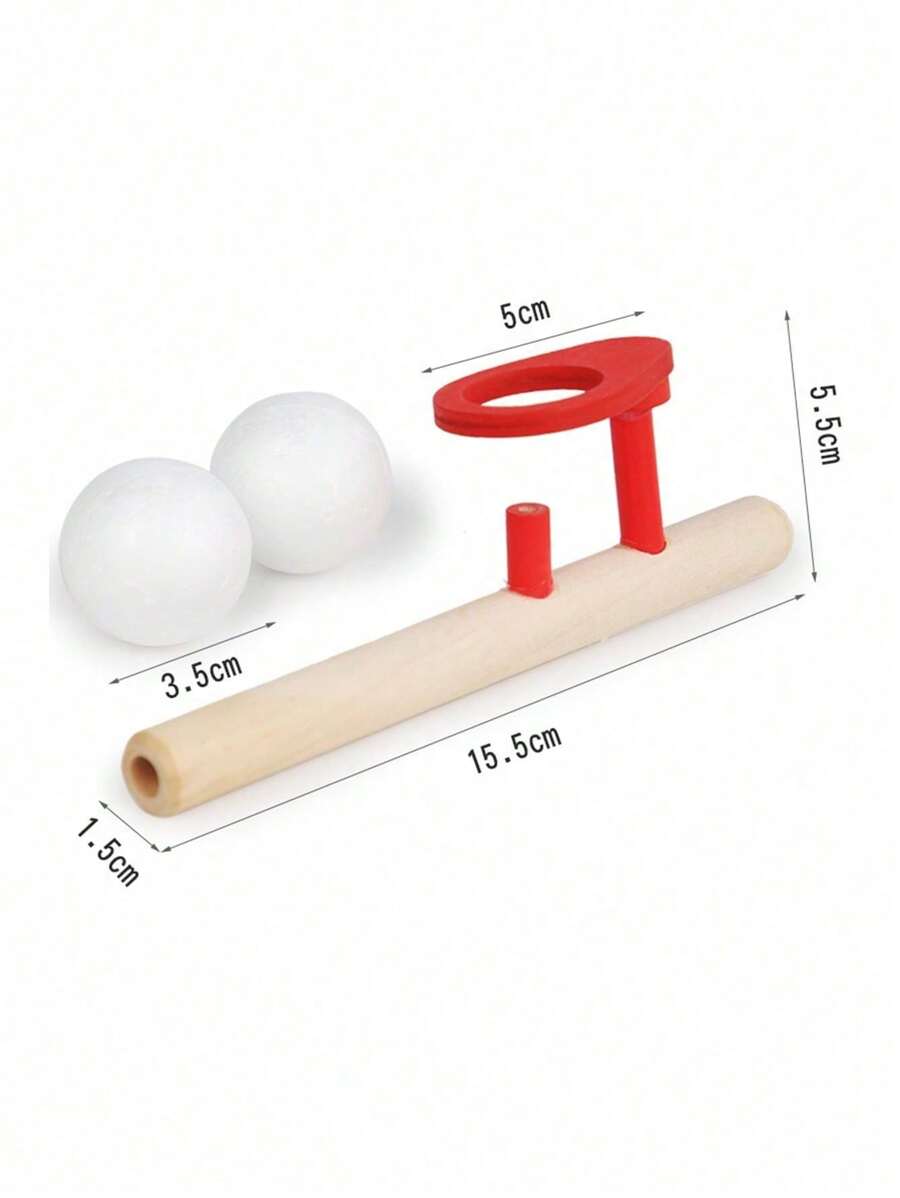 4pcs-Floating Blow Pipe Balls Game Toys, Blowing Pipe Whistles Balls ...