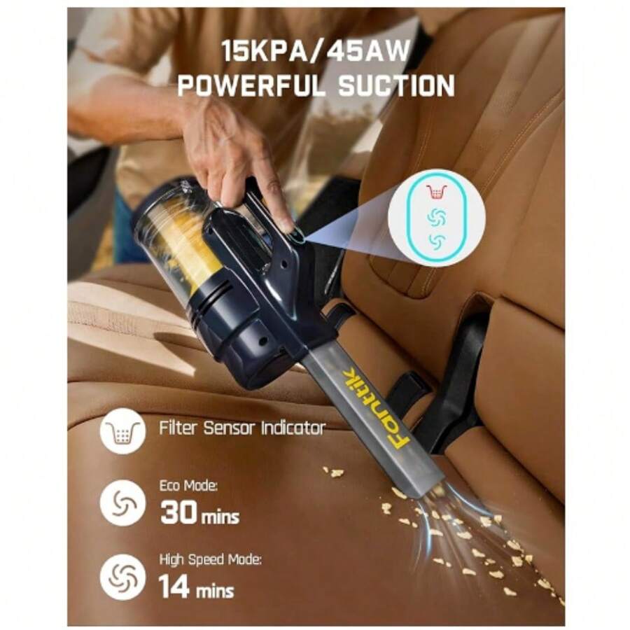 Fanttik Fold V9 Mate Pivot Car Vacuum, 17000Pa/50AW High Power Cordless Hand Va | SHEIN USA