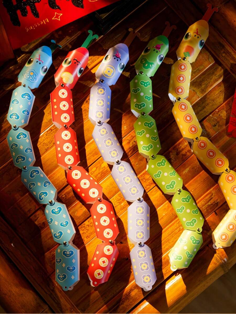 1pc DIY Cartoon Snake Toy, Snake Year Spring Festival Toy, Traditional ...