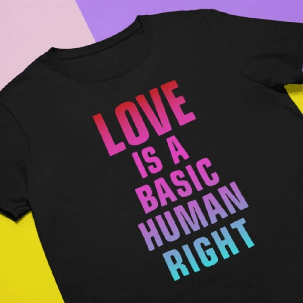 LOVE Is A Basic Human Right LGBTQ Love Is Love Pride Gender Equality Gay Family Lesbian Family ...