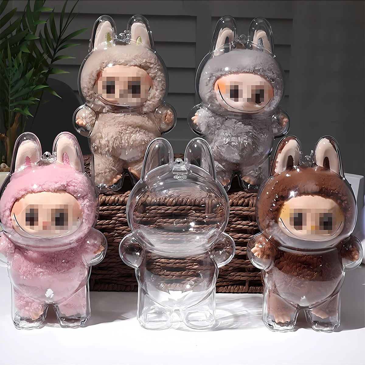 LABUBU Sit & Party Clear Case, High Transparency & Clarity Case ...