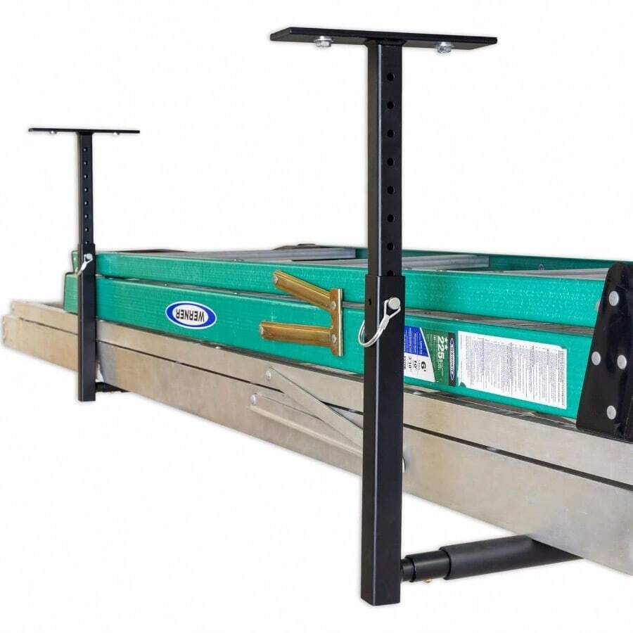 StoreYourBoard Adjustable Ladder Ceiling Rack Garage Storage Mount ...
