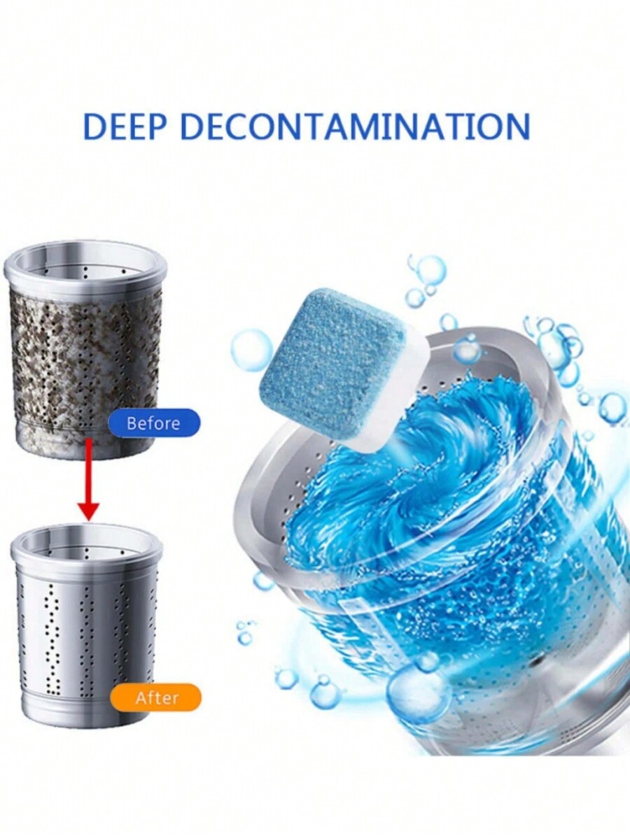 Washing Machine Cleaner Tablets - Effervescent Deep Cleaning And ...