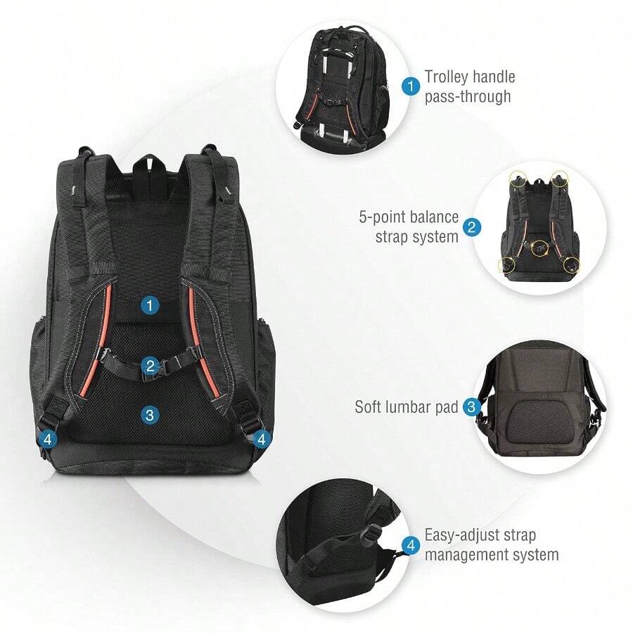 EVERKI Atlas Business Travel Laptop Backpack 11 To 15.6 Inch Large ...
