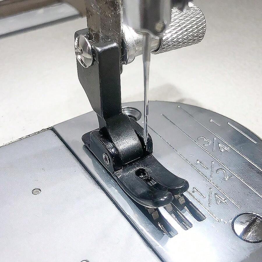 Standard P351 Black Steel Presser Foot For Sewing Machine, 0.5mm Thick ...