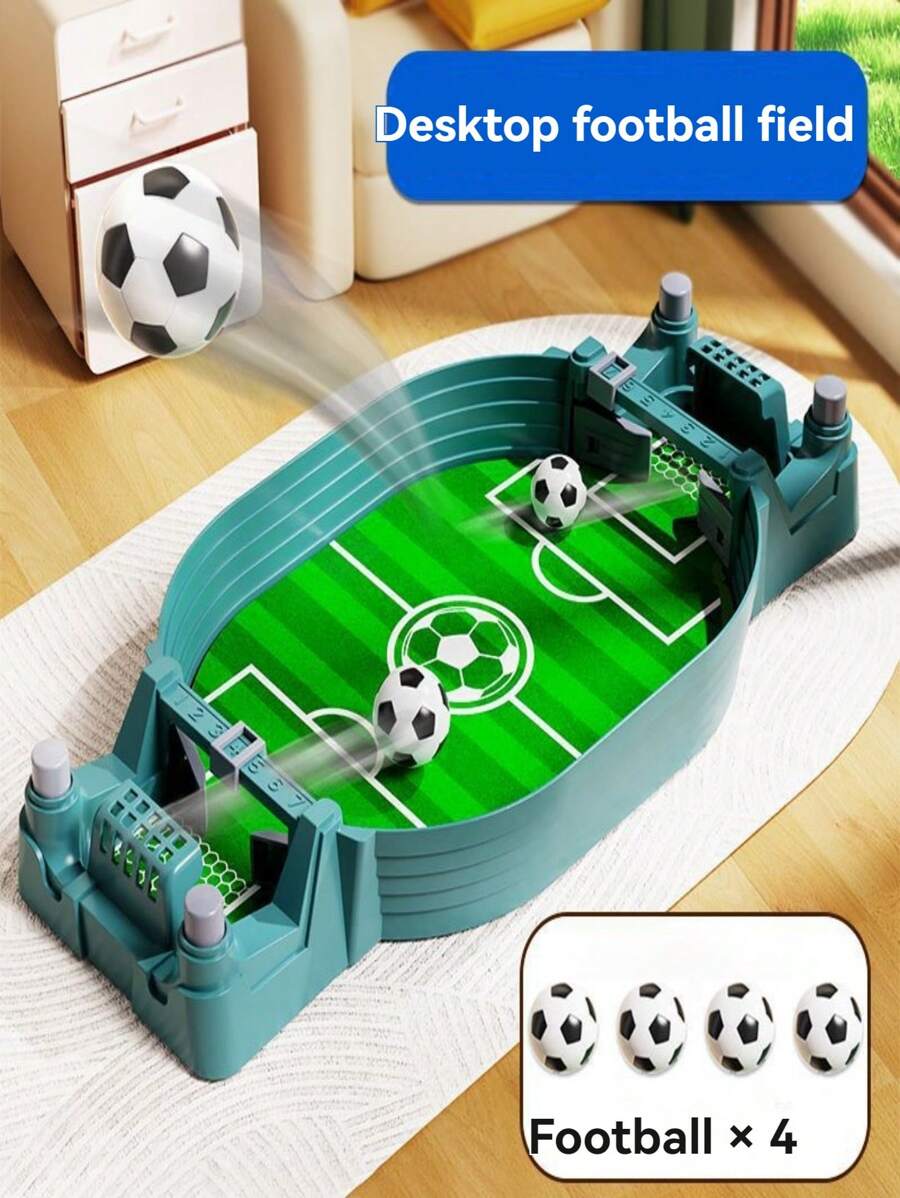 Tabletop Foosball Table For 2 Players, Miniature Soccer Game Toy For ...