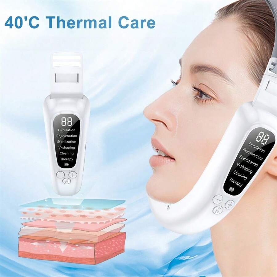 EMS Face Lifting Machine Microcurrent 12 Gears Facial Massager ...