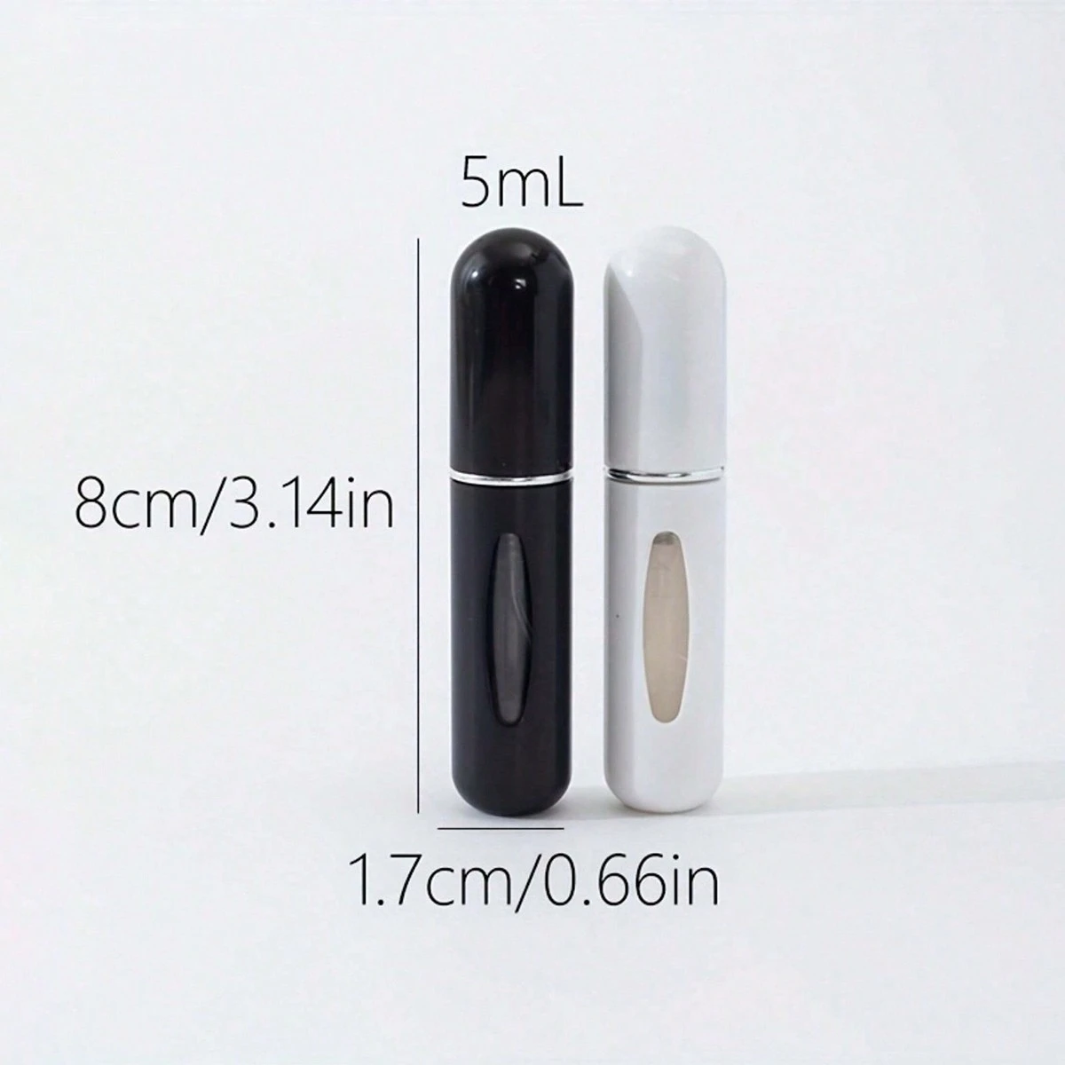 5ml Mini Bottom Easy Pump Refillable Spray Bottle Light Perfume Bottle ...