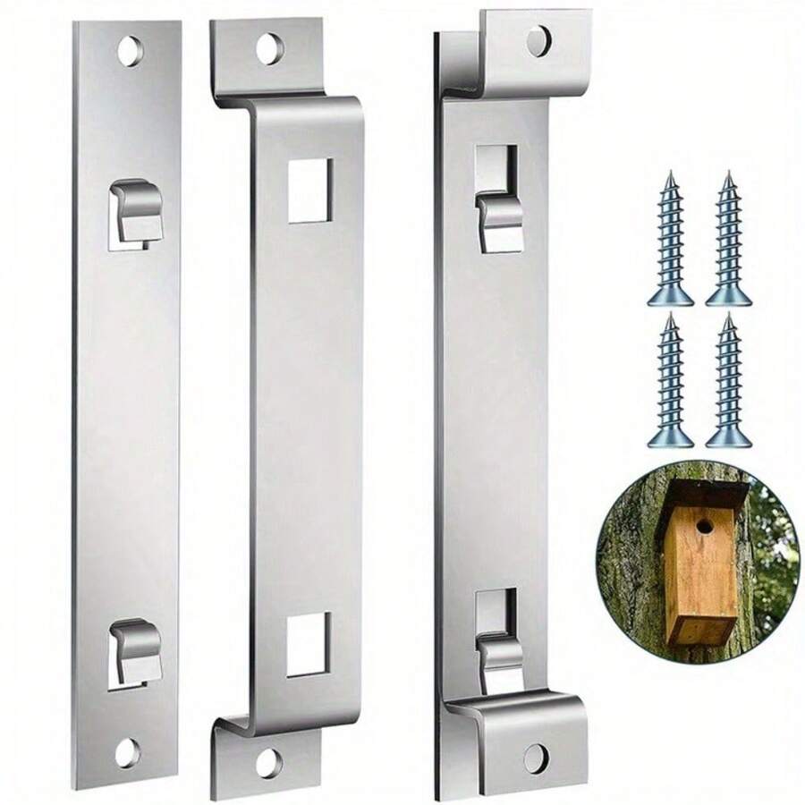 1 Set Bird House Brackets, Steel Bird House Mounting Bracket With ...