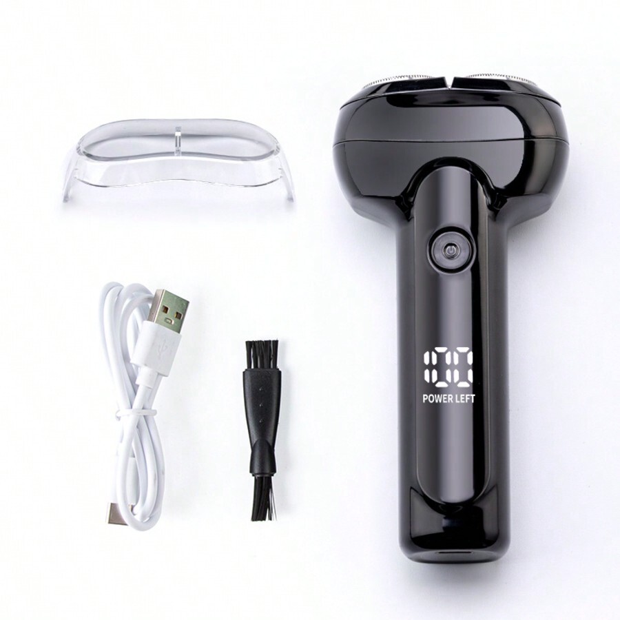 Dual-Head Magnetic Adsorption Razor Head, Portable Car Shaver, Mini ...