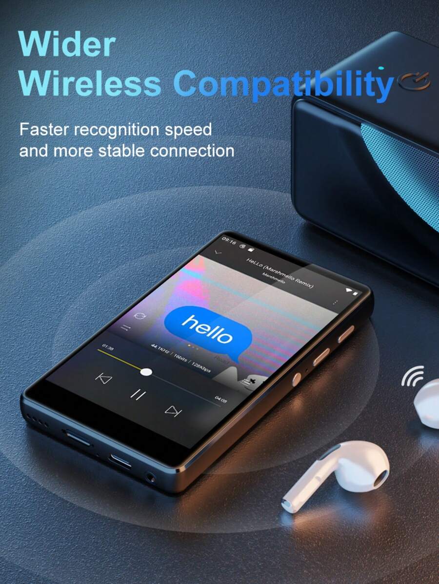80GB MP3 Player With Bluetooth And WiFi, Mp3 & Mp4 Music Player With ...