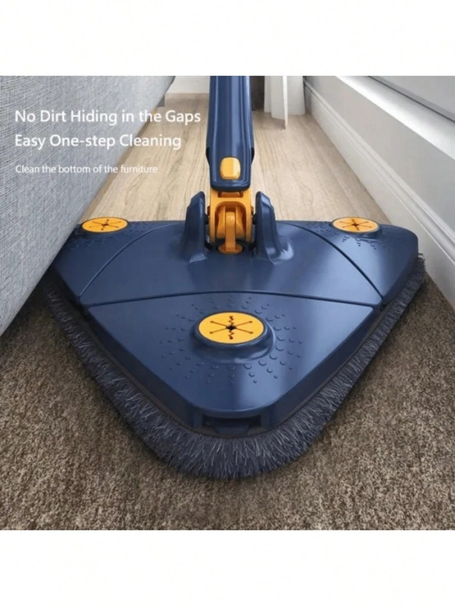 Set, Triangle Mop, 360 Degree Rotation Retractable Adjustable Cleaning ...