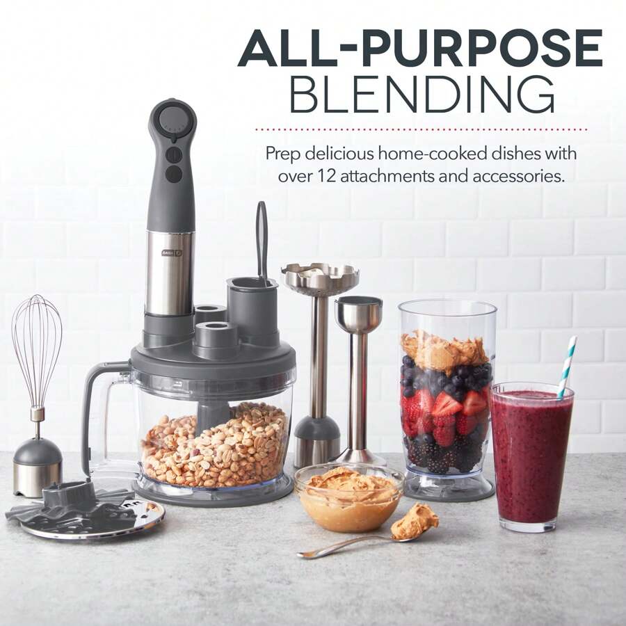 Chef Series Deluxe Immersion Hand Blender, 5 Blender With Stainless ...
