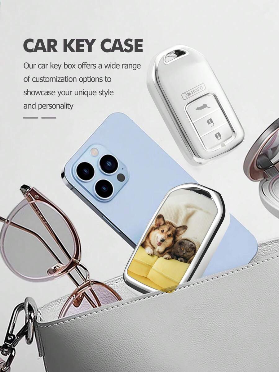 Custom Car Key Case Fob Cover Shell For Fit GP5 Shuttle Gp8 JADE VEZEL ...