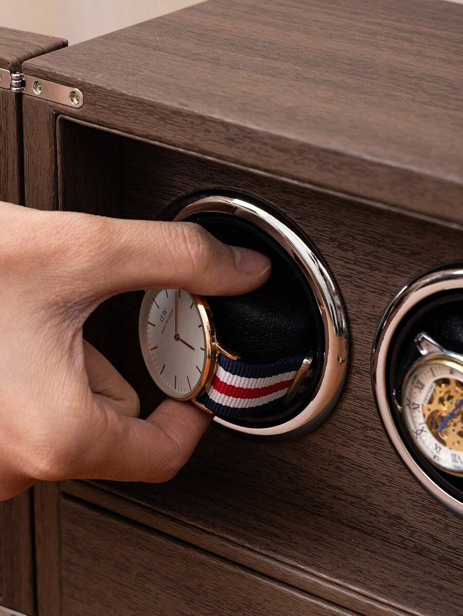 Mechanical Watch Winding Box, Can Store 2 Watches, Multi-Function ...