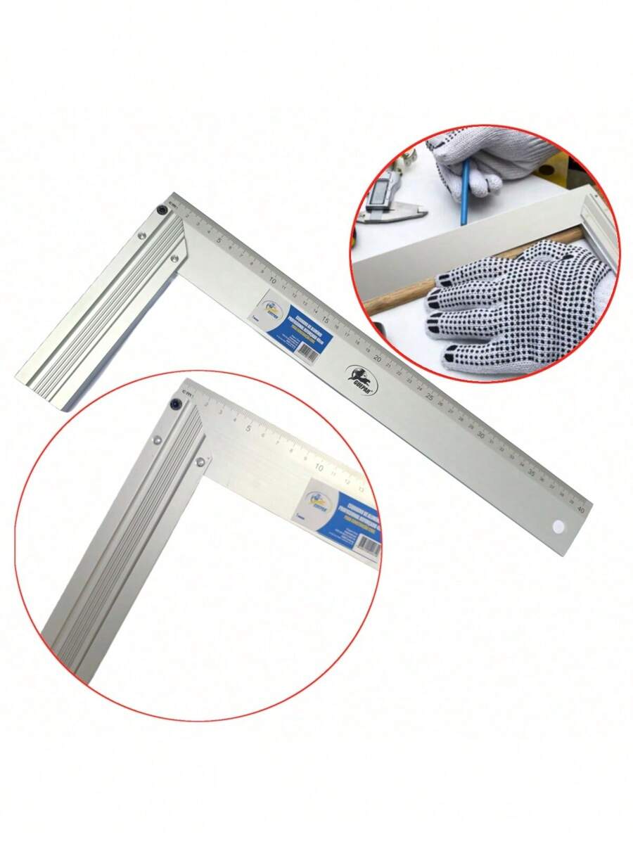 Esquadro Profissional Grande Em Alumínio Para Marceneiro 40cm | SHEIN ...