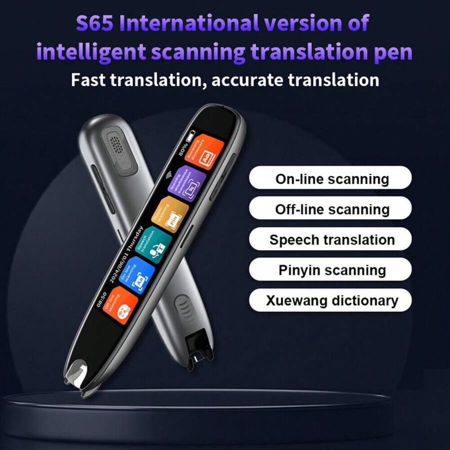 WiFi Translation Pen Scanner Text To Speech 142 Languages For Language ...