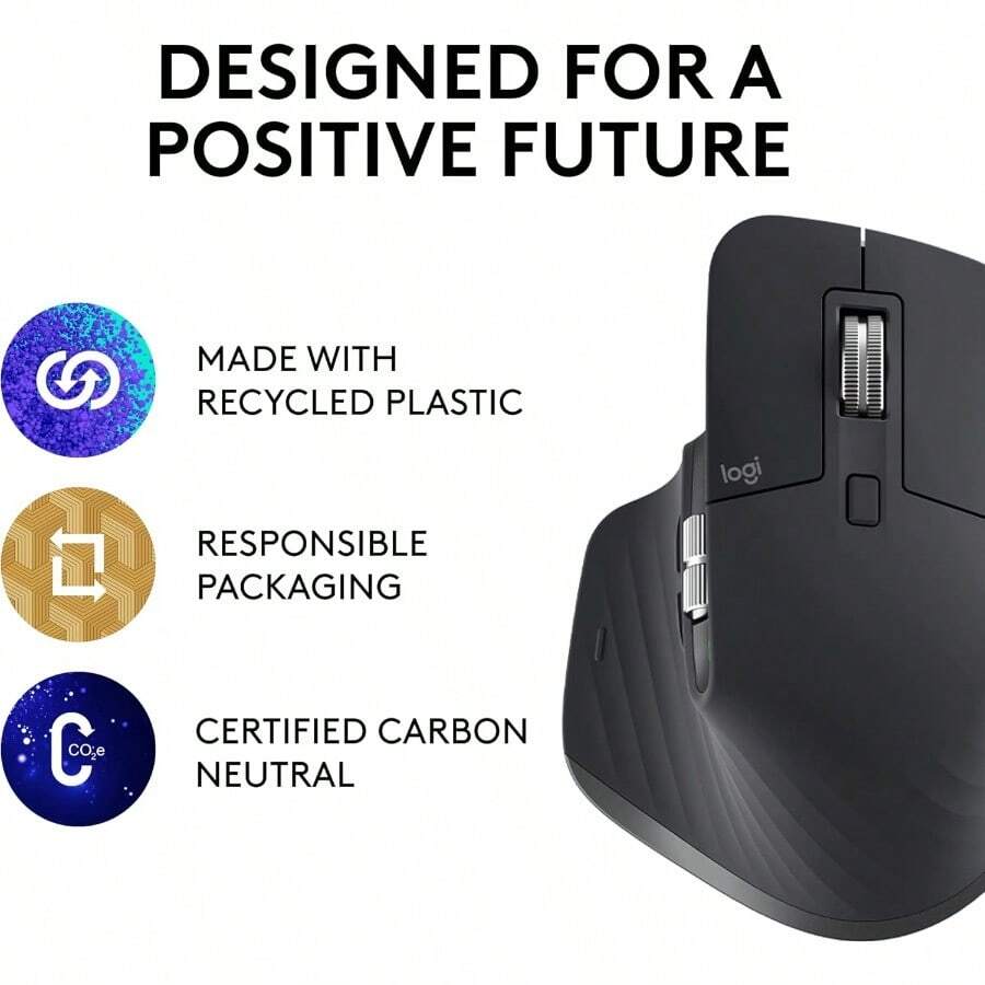 MX Master 3S - Wireless Performance Mouse With Ultra-Fast Scrolling ...