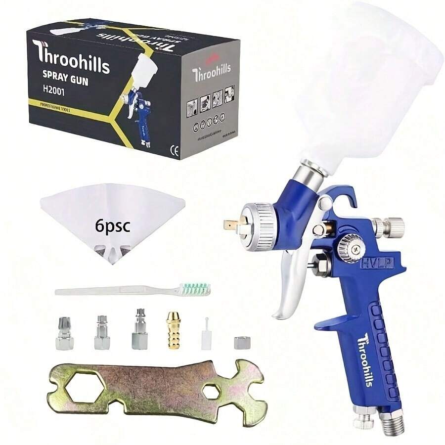 General Purpose Mini HVLP Spray Guns Auto Car Detail Paint Sprayer Spot ...