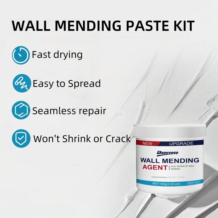 Doeyvose Wall Patch Paste - Waterproof Interior Wall Crack Filler And ...
