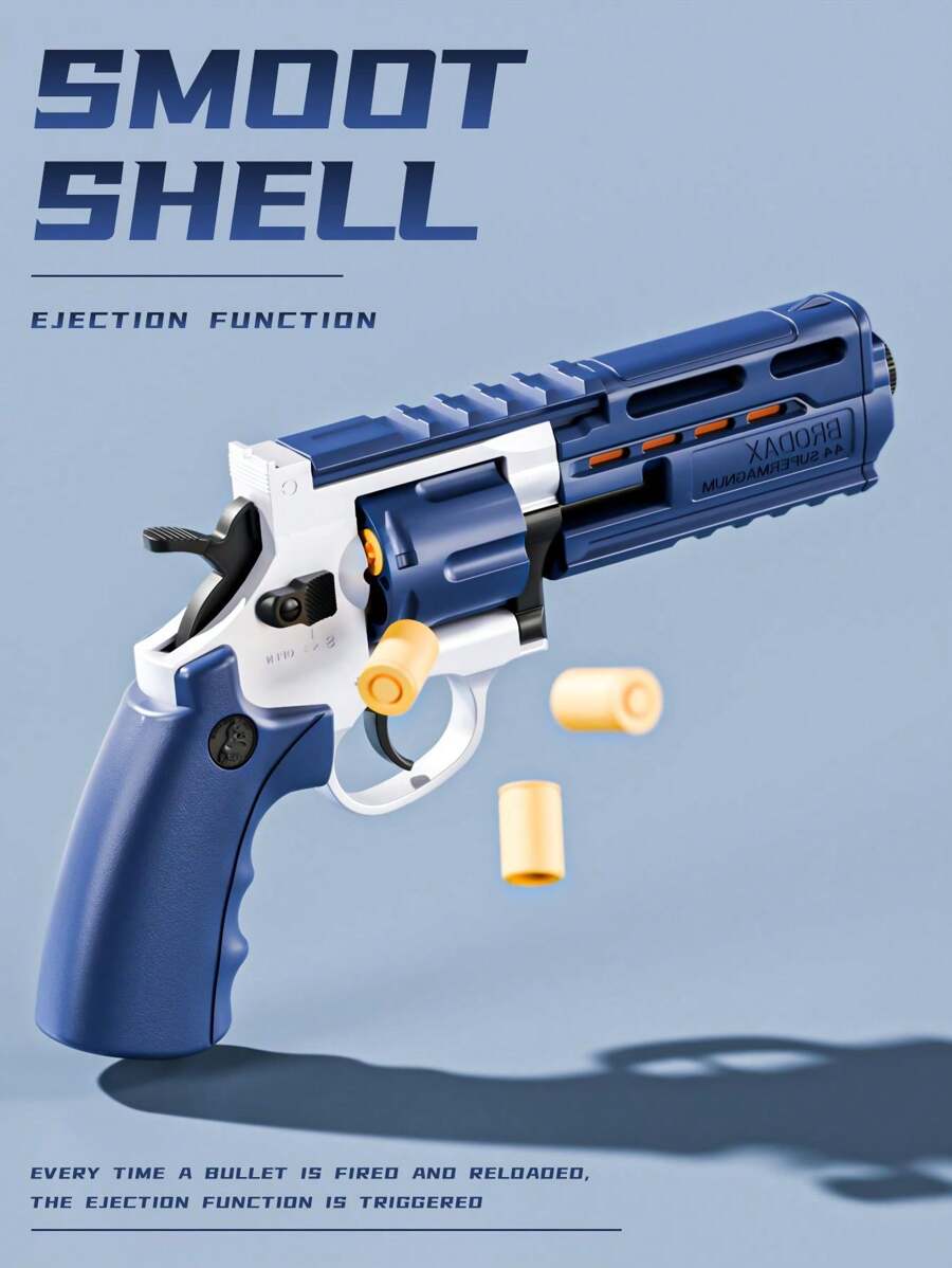 ZP5, Soft Bullet Gun, Mechanical, Double Action, Revolver, Soft Bullet ...