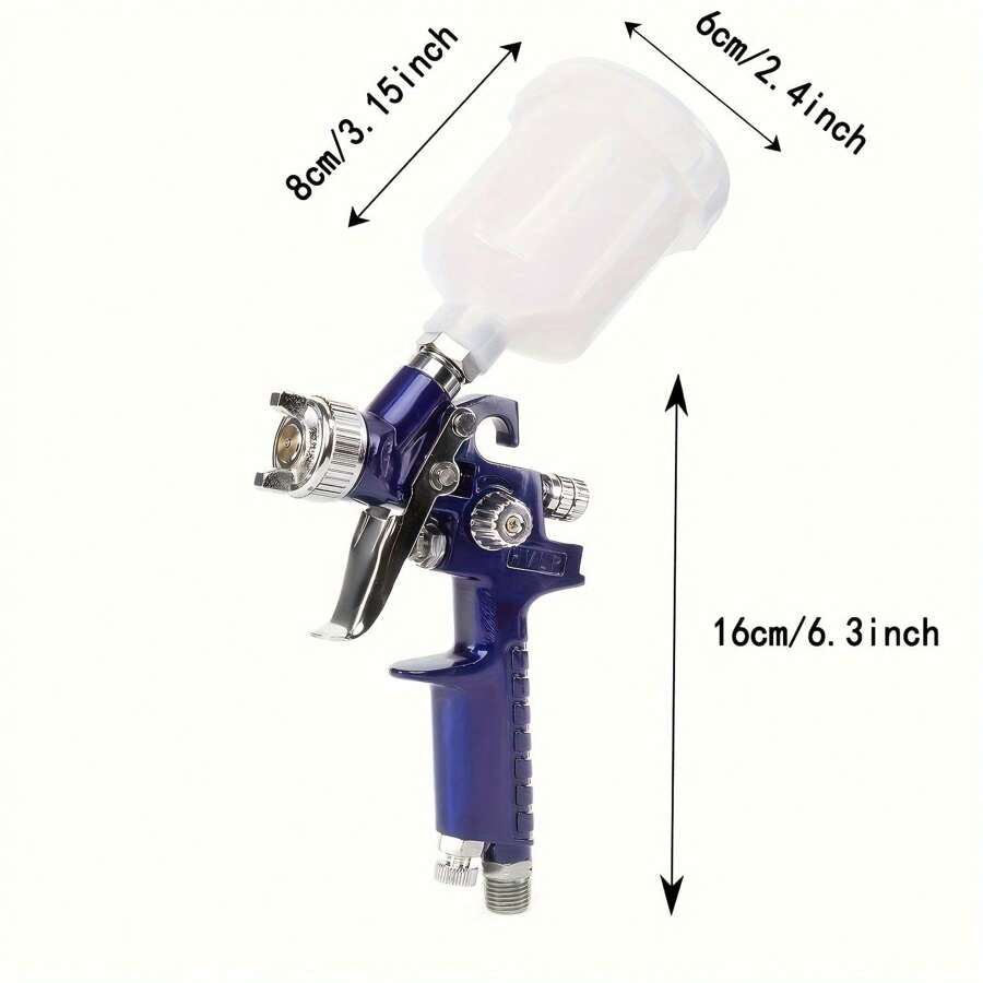 General Purpose Mini HVLP Spray Guns Auto Car Detail Paint Sprayer Spot ...