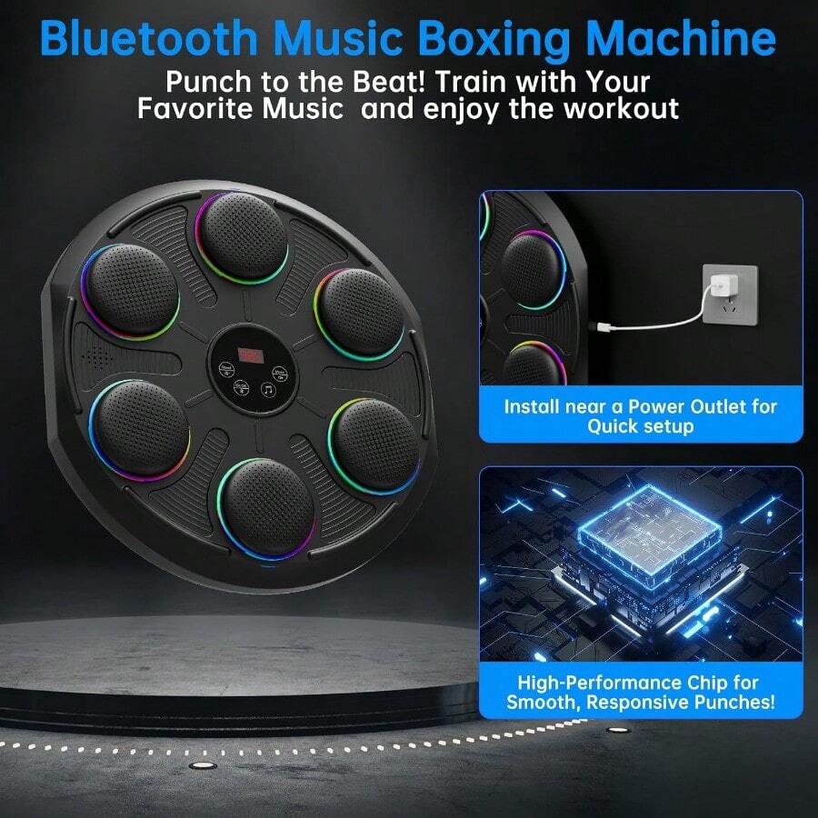 Smart Music Boxing Machine Bluetooth Music Boxing Machine Wall Mounted ...