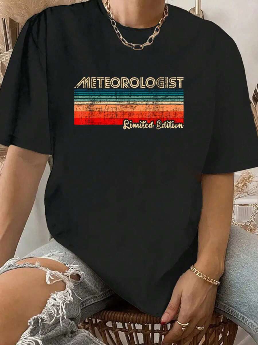 Meteorologist Limited Edition - Retro Weather Meteorology T-Shirt ...