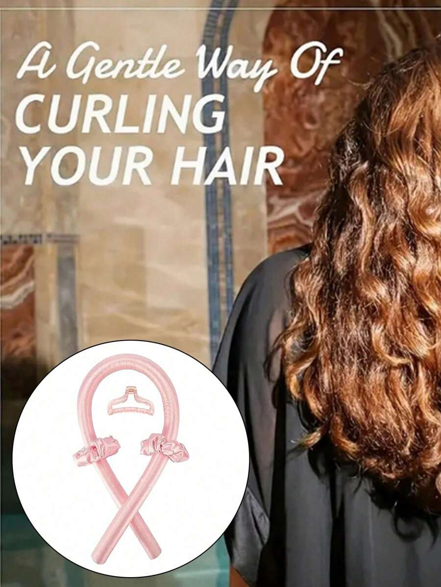 1pc Soft Foam Large Wave Hair Curler No Heat Damage, Sleeping Hair ...