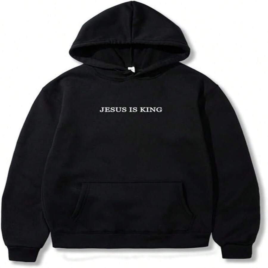 Jesus Is King Hoodie Christian Faith Sweatshirts Gift Man Woman ...