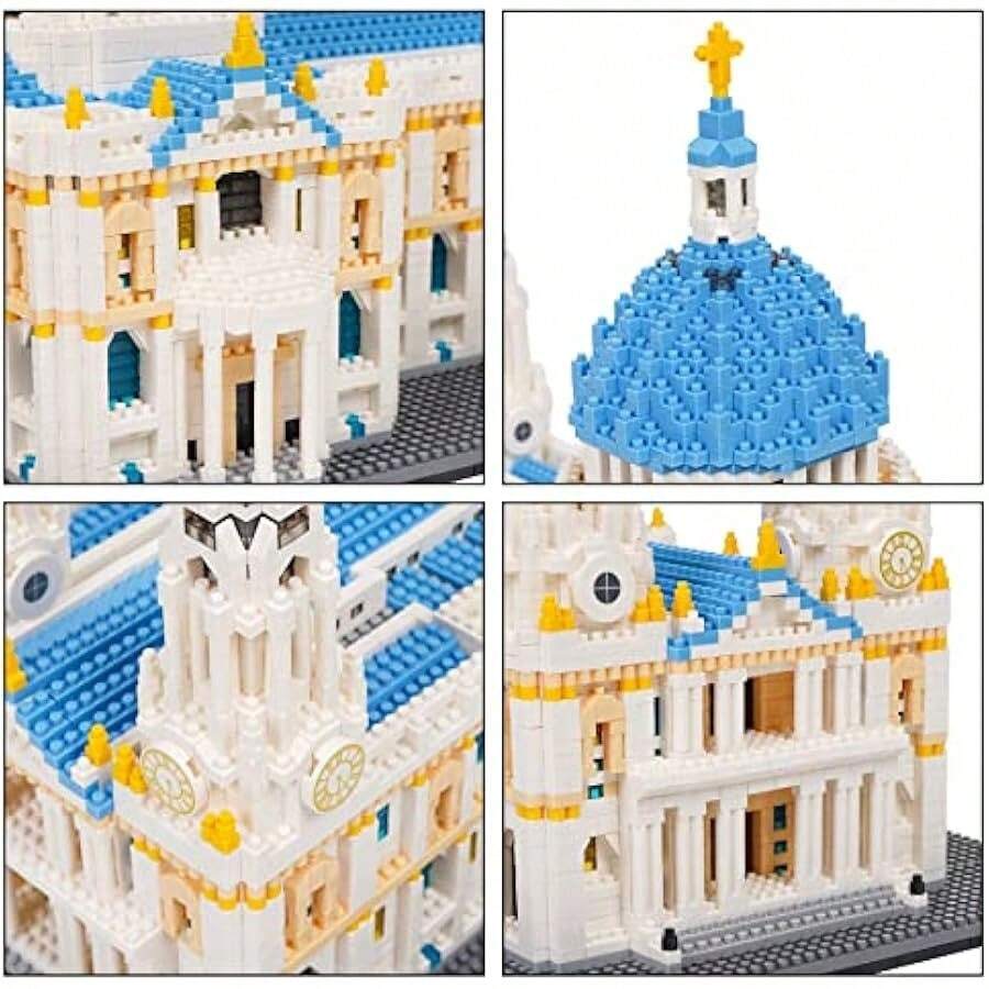 LULUFUN St. Paul's Cathedral Model Building Block Kit Famous ...