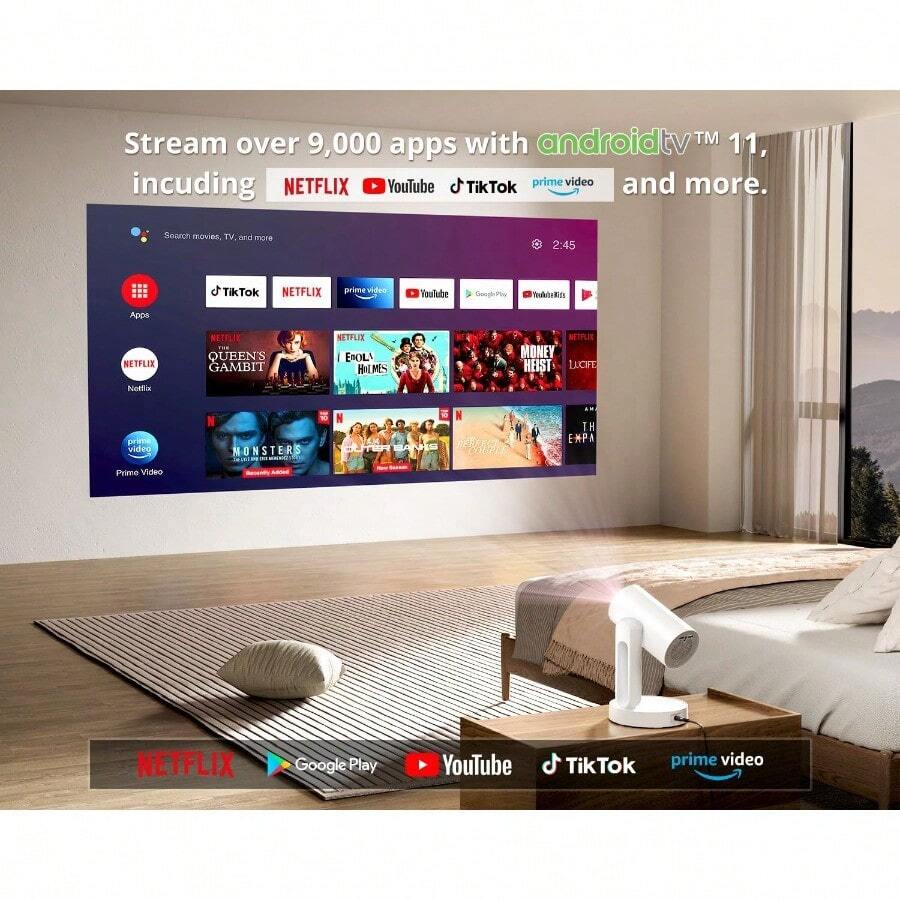 ETOE Starfish Projector For Bedroom Portable Projector With 140 ...