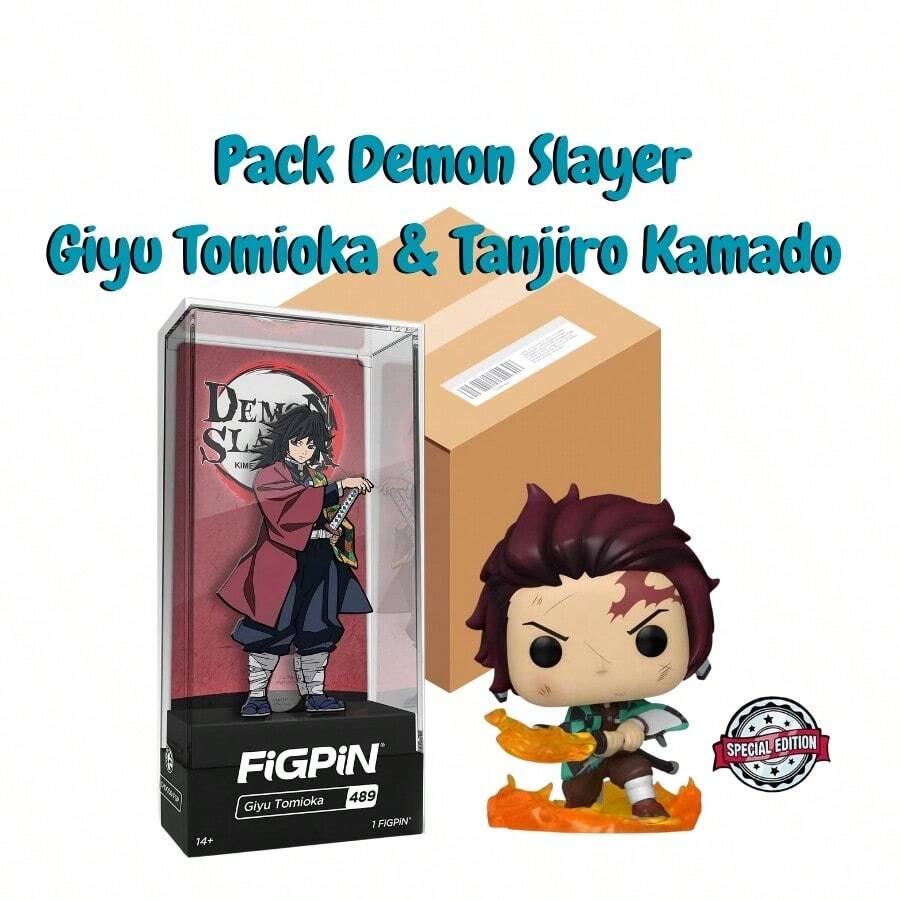 FUNKO POP Pack DS Giyu Tomioka & TanjiroKamado | Moda de Mujer | SHEIN ...