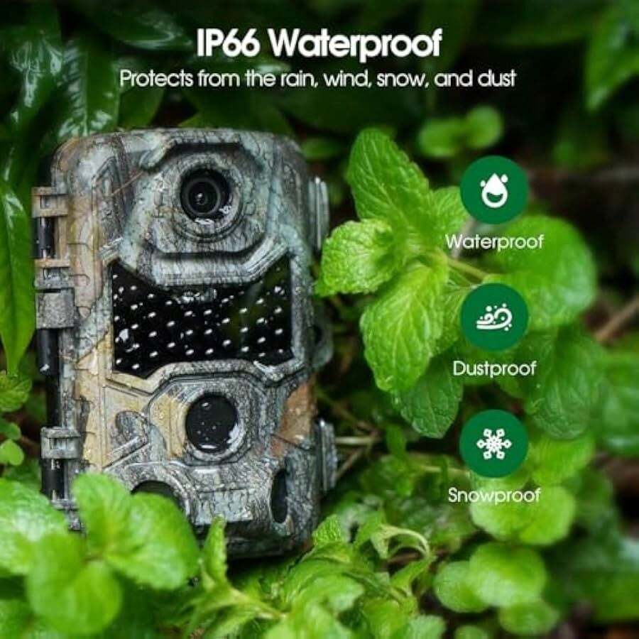 Crenova Trail Camera 4K WiFi Wildlife Camera Include 32GB SD Card 42 ...