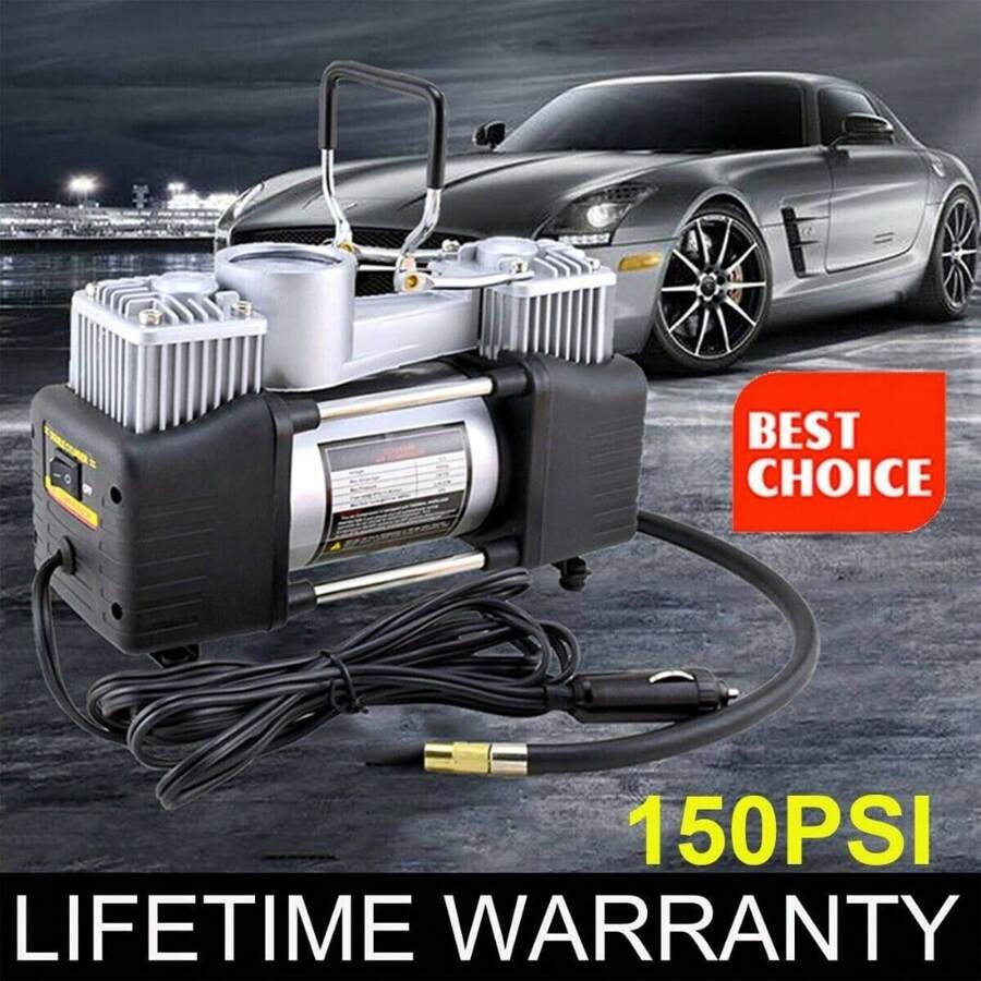 Heavy Duty Portable Air Compressor Car TireElectric Pump Auto 12V | SHEIN USA