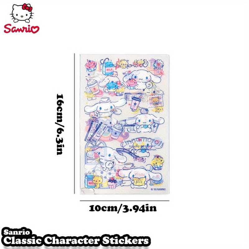 Sanrio Sanrio Iconic Characters DIY Sticker Set - Cute Cartoon Designs ...