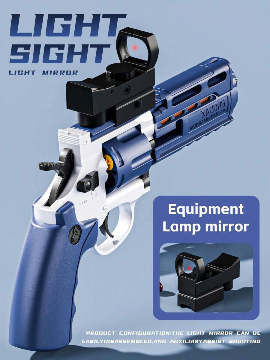 ZP5, Soft Bullet Gun, Mechanical, Double Action, Revolver, Soft Bullet ...