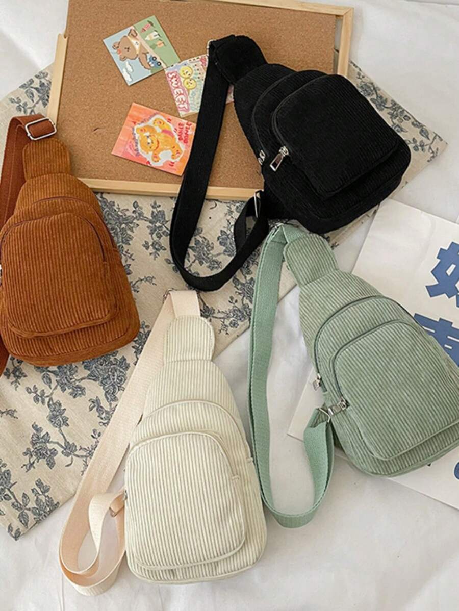 Women's Casual Chest Bag Cross-Body Shoulder Bag Lightweight Sporty ...