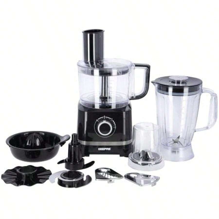 Geepas 800W 10 In 1 Food Processor Blender | Multifunctional Electric ...